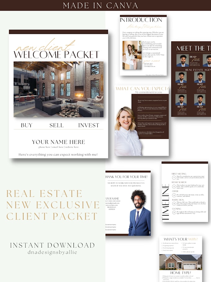 Provide a real estate exclusive client welcome packet by Alliejae1 | Fiverr