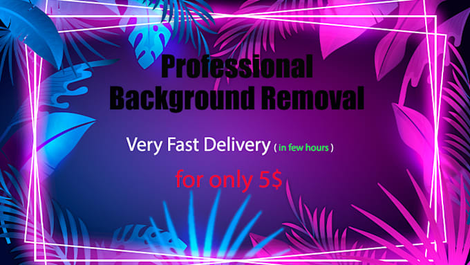 Professionally remove backgrounds from photos by Akramisd | Fiverr