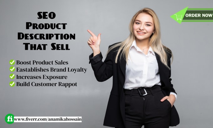 Write seo product descriptions for your ecommerce website by ... Write seo product descriptions for your ecommerce website by ...
