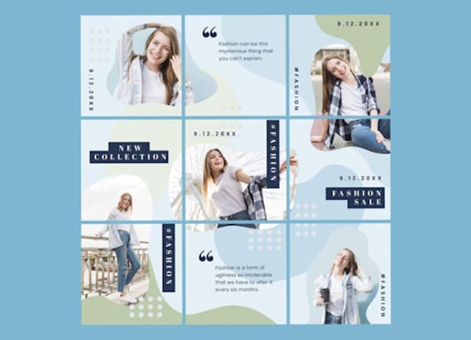 Design stylish instagram puzzle grid for your profile by Rusume_maker ...