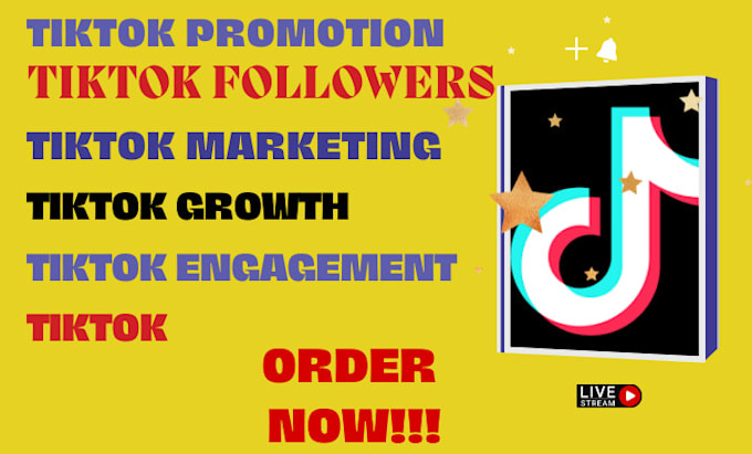 Grow and promote your tik tok organically,tik tok promotion by Jephthah ...