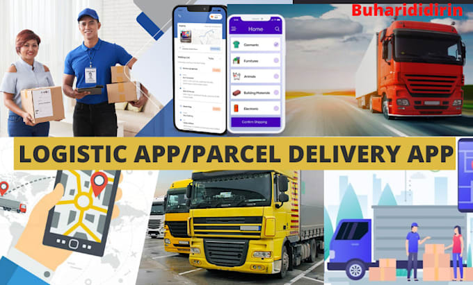 Build a logistic app or parcel delivery and website for you by ...