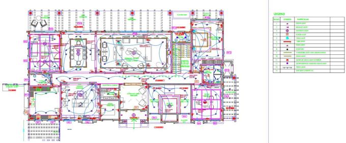 Draw lighting layout in autocad by Diana_munaji | Fiverr