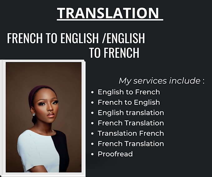 Perfectly translate english to french and french to english by ...