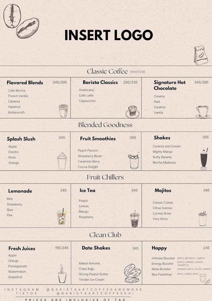 Design an eye catching menu that will guarantee your menu attraction by ...