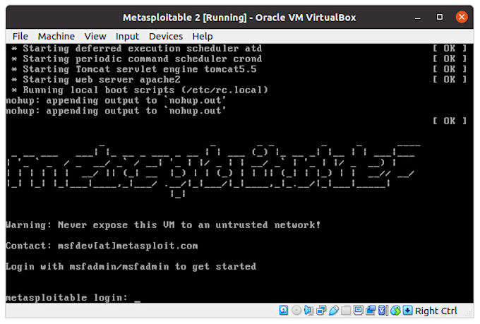 Make Documentation And Practical Work Of Metasploitable By Ranaali521
