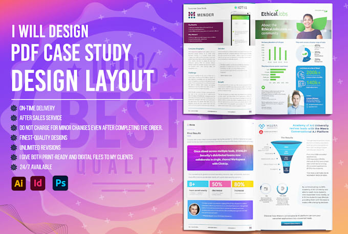 Do professional pdf case study design layout by Sagcandesign | Fiverr