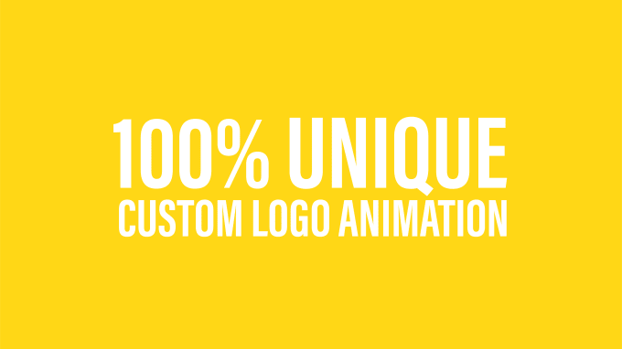 Create a custom and unique logo animation by Apoorv_7 | Fiverr