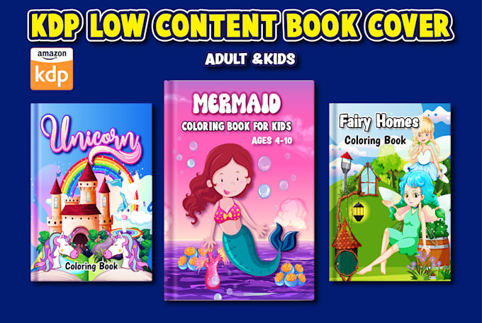 Kdp book cover, kdp low content book, ebook cover design by Sanydesign247 | Fiverr