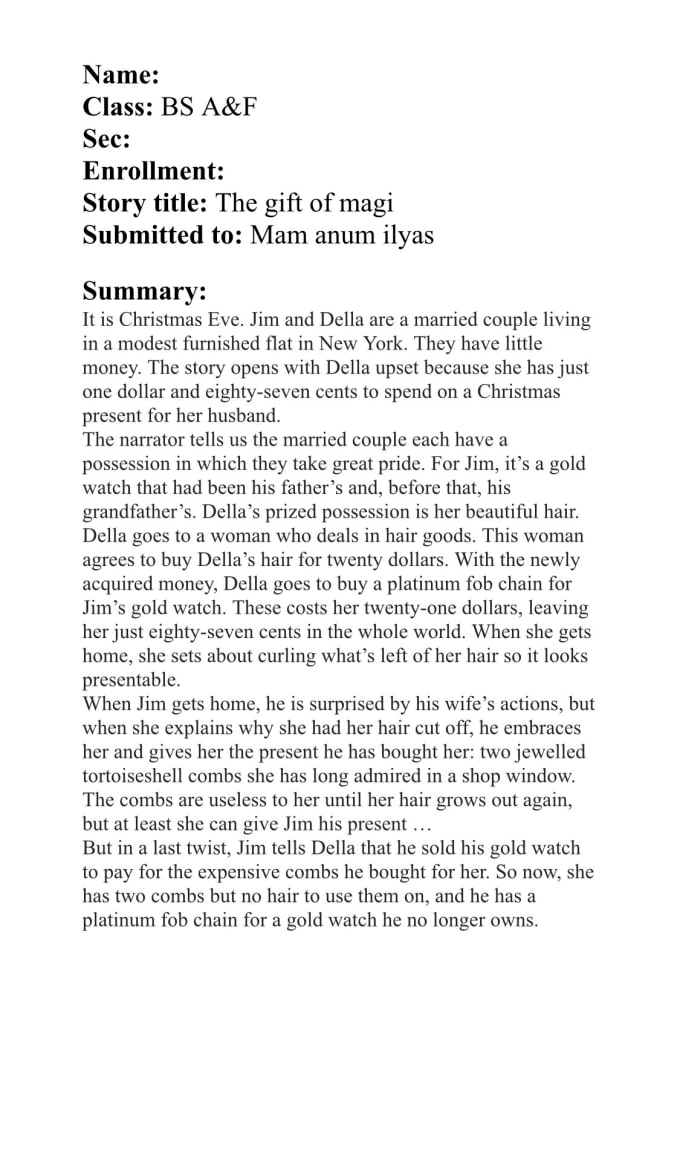 Do any type of assignments, essay writing, articles, summary by ...