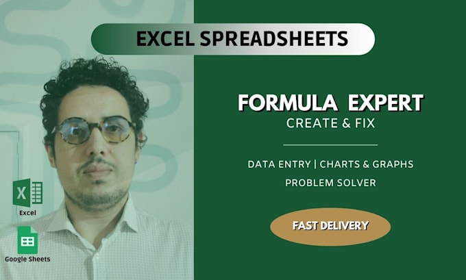 Fix or build any formula for excel or google sheets now by Brunopantojo | Fiverr