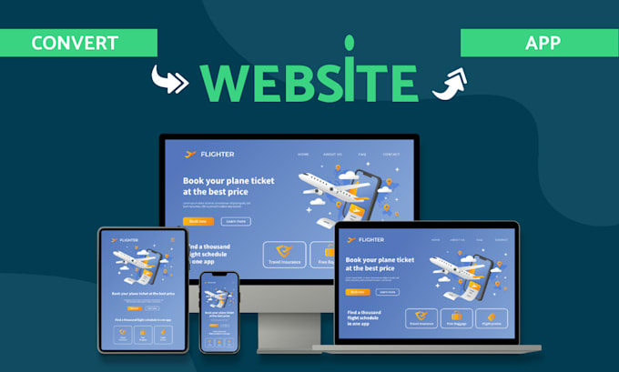 Convert website to a fully functional android webview app by Sp ...