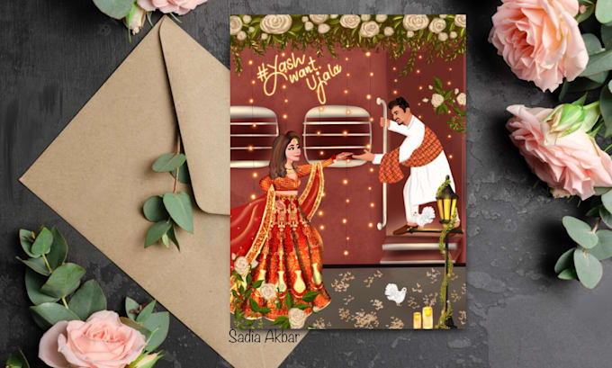 Design customized wedding invitation for your big day by ...