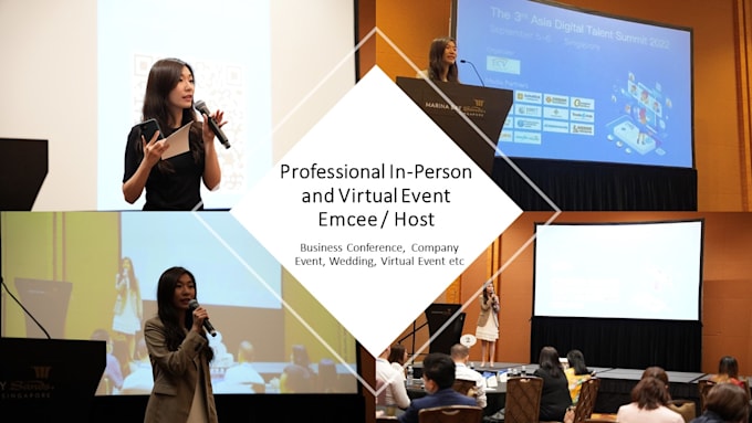 Host and emcee your event with energy and professionalism by Sue_tsang ...