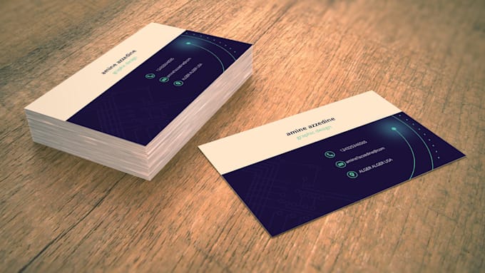 Design a professional business card ready for print by Aminoxaz | Fiverr
