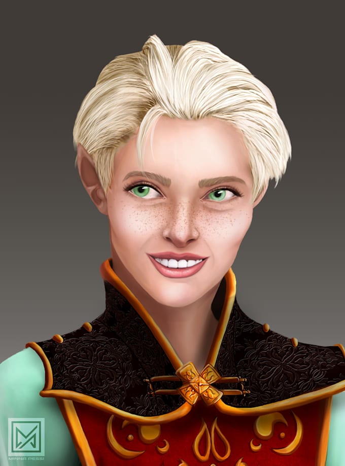 Paint a character portrait or token art by Minnapaan | Fiverr