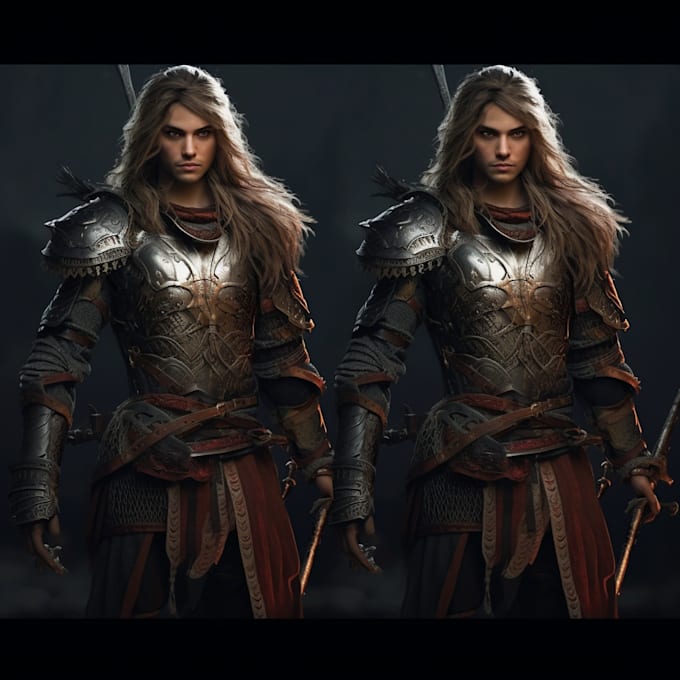 Create a medieval fantasy character by Arthur_engeler | Fiverr