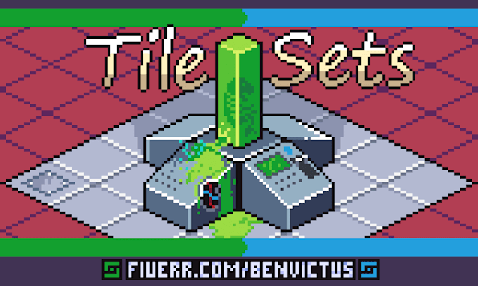 Create 2d tilesets for your game by Benvictus | Fiverr
