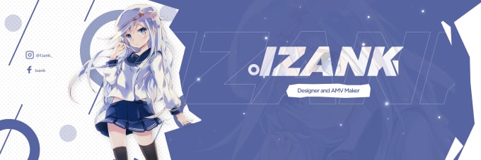 Design unique anime youtube,twitch,twitter,facebook banner by Izank09 ...