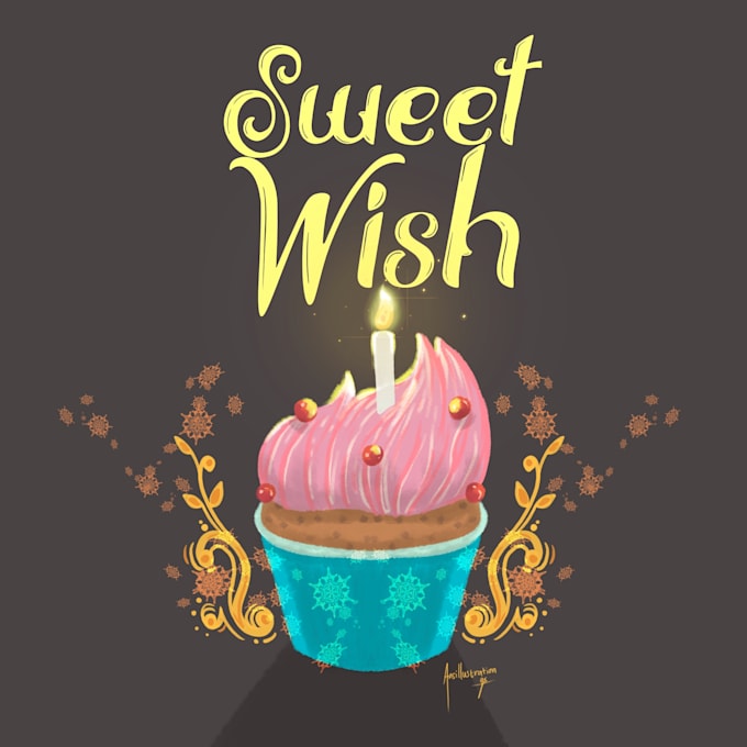 Draw cute simple greetings digital card by Ansillus12 | Fiverr