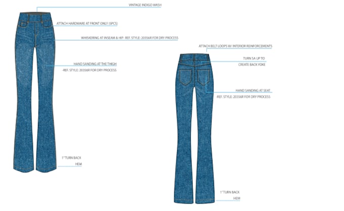 Tech file design and clothing apparel merchandiser by Sajjadtechbd | Fiverr