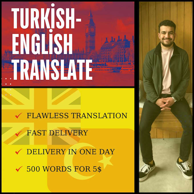 Translate english to turkish or turkish to english by Balabeyk | Fiverr