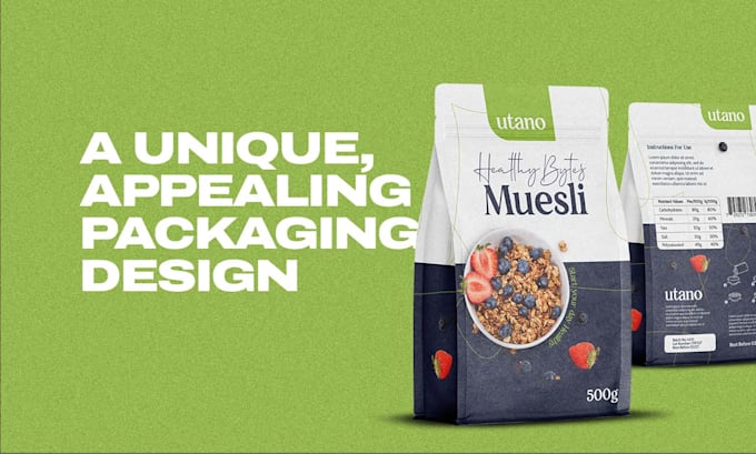 Design a unique, modern and appealing packaging or label by ...