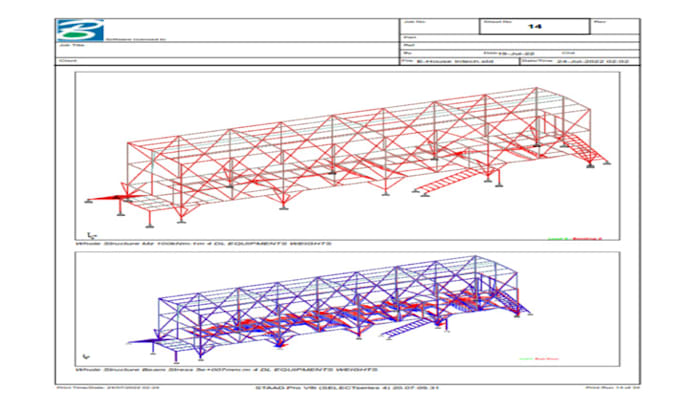 Do analysis and drawings of steel structure on staad pro autocad and ...