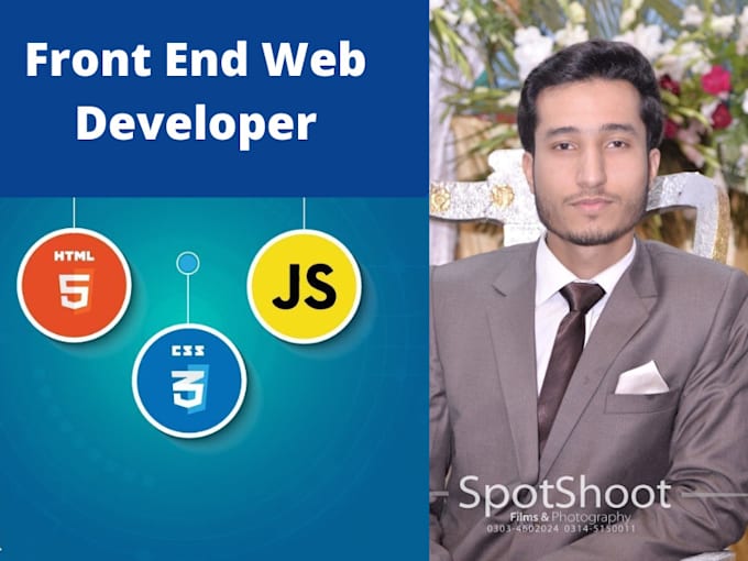 Be Your Front End Web Developer Using Html Css Javascript By Sultan Ahmad Fiverr