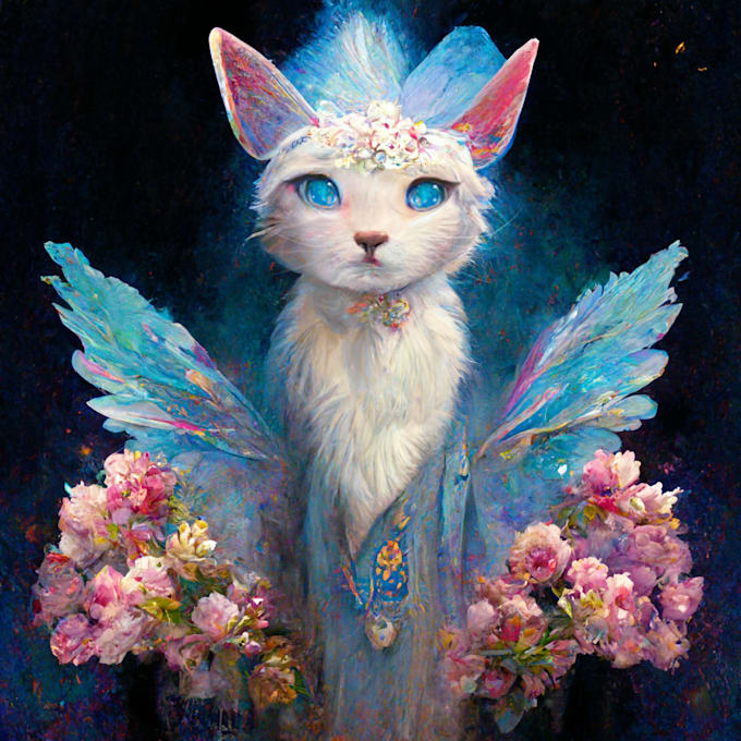 Create cute cats for you by Purrincessangie | Fiverr