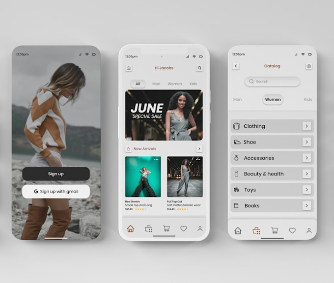 Create a professional ui ux design in figma by Jacobsbig | Fiverr