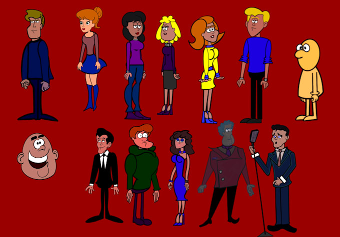 Create a 2d animated video with characters and background by Wardrick ...