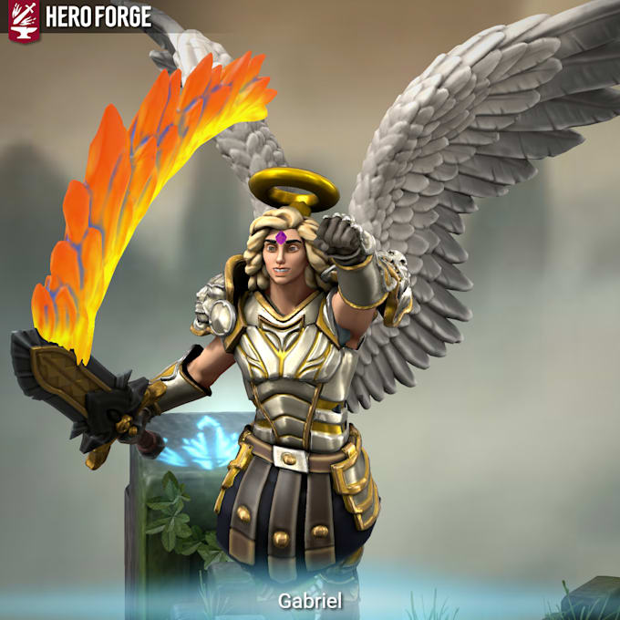 Create a hero forge statue design of your character by Danielm1303 | Fiverr