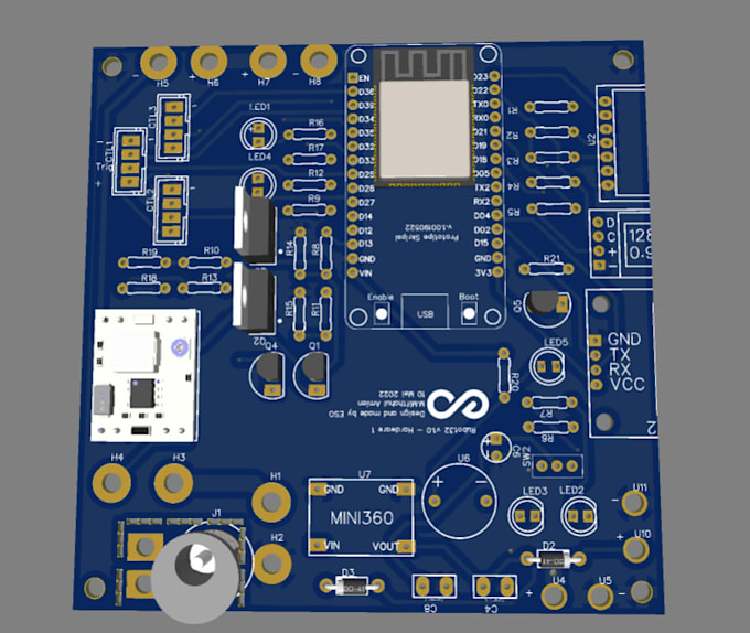 Design pcb for your project by Rixius | Fiverr