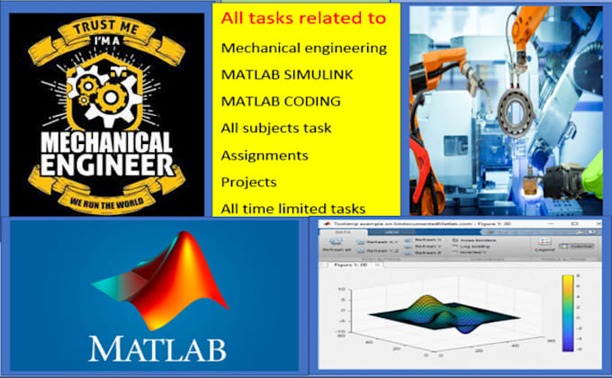 Do mechanical engineering ,matlab simulink,matlab coding and matlb ... Do mechanical engineering ,matlab simulink,matlab coding and matlb ...