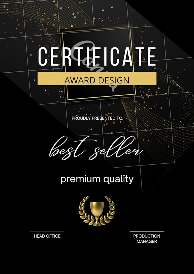 Design amazing formal ,certificate templates and minimalist logo by ...