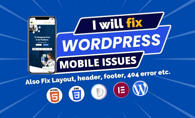 Fix wordpress website mobile responsive issues and fix wordpress errors by Kallol_hussain | Fiverr