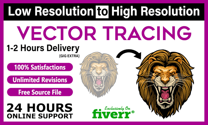Convert raster, recreate logo, vector tracing professionally within 2hrs by Ranaqamar881 | Fiverr