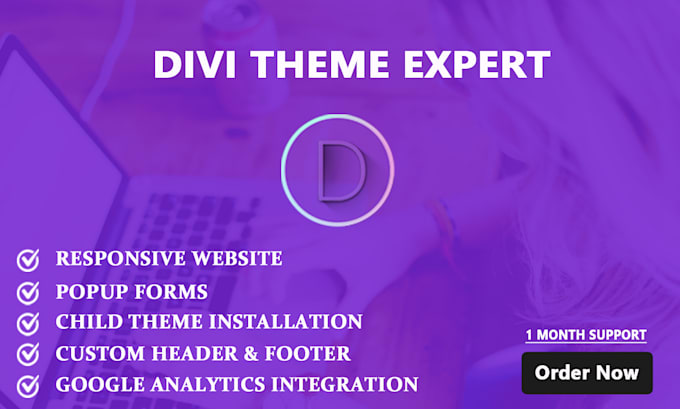 Make a website with a divi theme or divi builder by Umaramin_1 | Fiverr