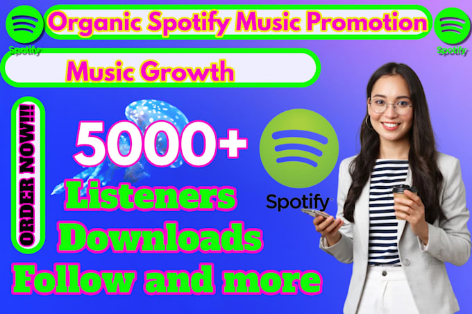 Grow spotify music, youtube promotion, fast spotify promotion to grow ...