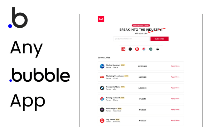 Create any app using bubble or glide by Nikhilbajaj631 | Fiverr
