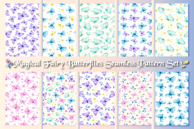 Create unique hand drawn watercolor seamless patterns by Ananyan11 | Fiverr