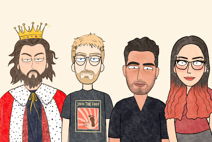 Turn your portrait into a cartoon style by Rickandmortyart | Fiverr