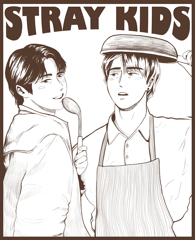 Design a digital kpop portrait by Luciepavli05 | Fiverr