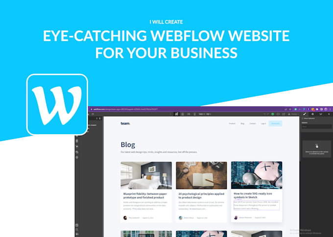 Create a stunning webflow website design by Lia_george | Fiverr