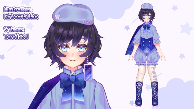 Create a cute character design or concept art for you by Kirisameneko ...