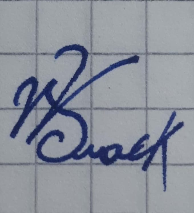 Use pen and paper to create a signature for you by G_gabriele_ | Fiverr