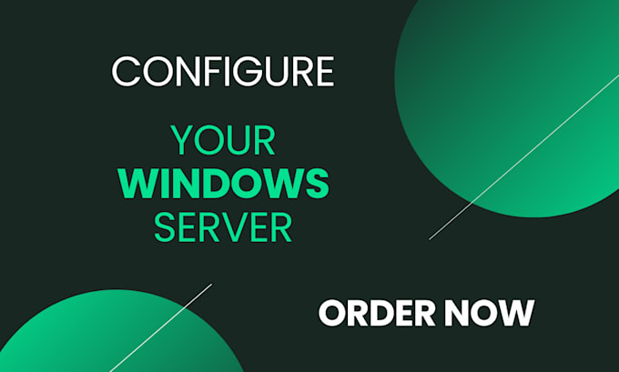 Configure your windows server by Realtiim | Fiverr