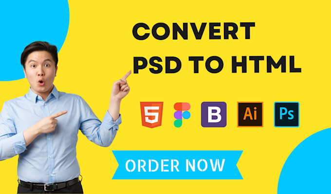 Convert figma or psd to html5 bootstrap 5 wordpress elementor full responsive by Itsdevshakil ...