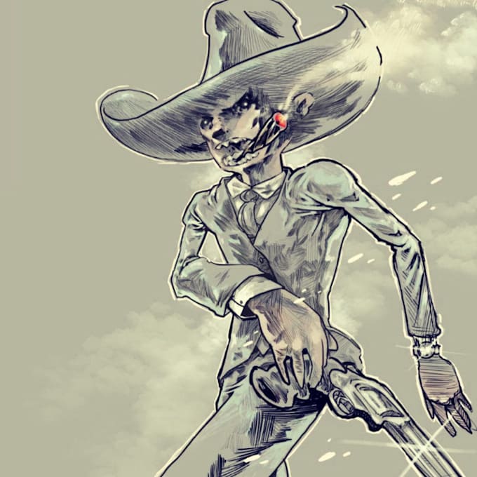 Draw digital character and illustration by Alfonsohasa | Fiverr